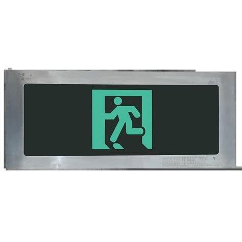 Illuminated Battery Powered Emergency Light Exit Sign Buy Emergency Battery Backup Exit Sign
