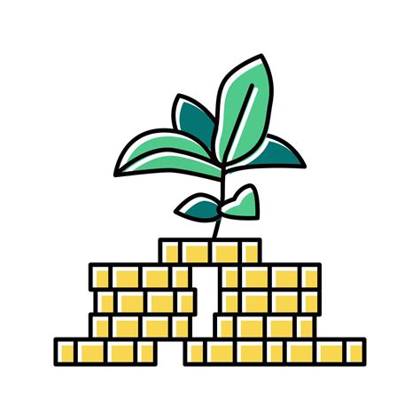 Green Economy Color Icon Vector Illustration 19588587 Vector Art At