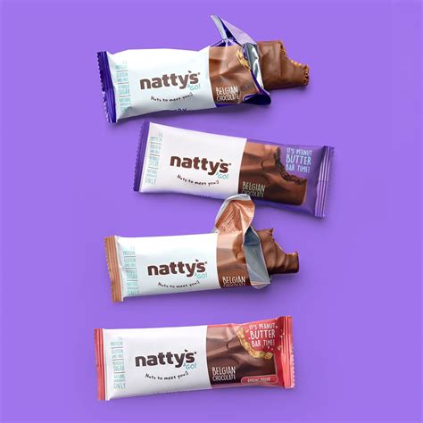 Протеиновые батончики без сахара Nattysandgo Mix Box Peanut с арахисовой