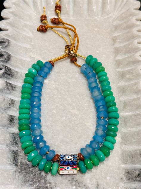 Lamand X Saint Tropez Chalcedony Amulet Necklace Wellground