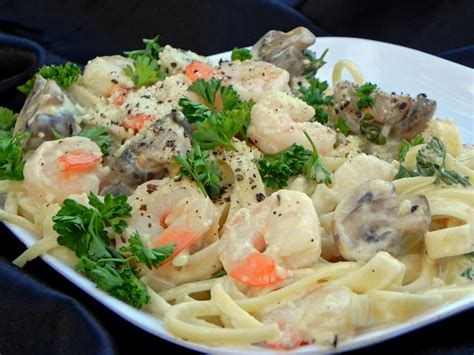 Fettucine Et Crevettes En Sauce Blanche Recettes24