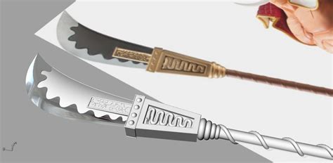 Stl File Bisento Spear Of White Beard One Piece 3d Print Model 👽・3d Printer Design To Download・cults