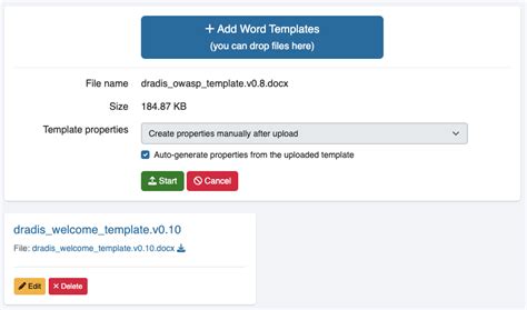 Report Templates Dradis Framework