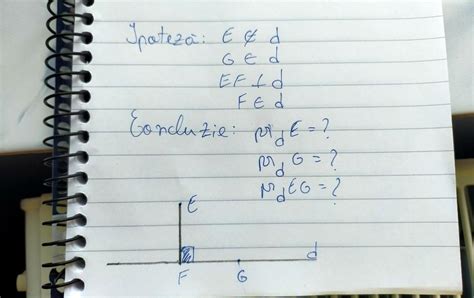Fie Punctele E G Si Dreapta D Astfel Incat E Nu Apartine Lui D Si G