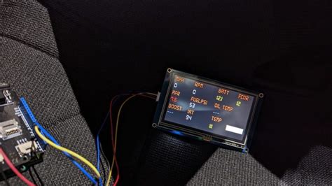 Arduino Based Megasquirt Efi Dash Progress Bartonek Drag Racing