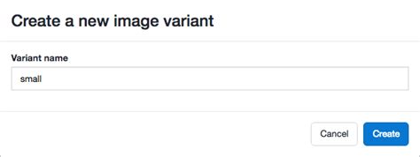 Configure Image Variants Bloomreach Experience Manager PaaS Self