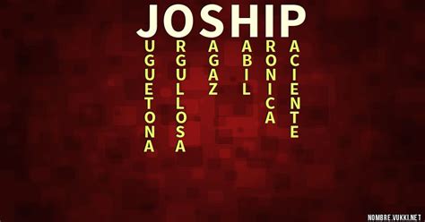 Qué Significa Joship