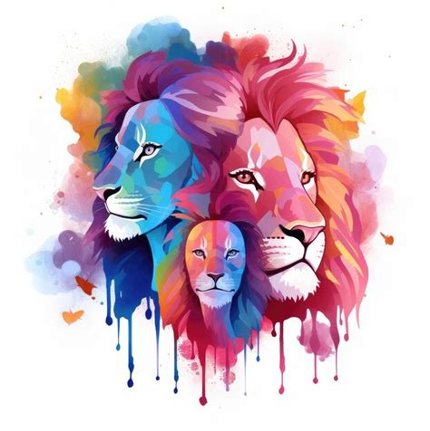 Premium Ai Image Pride Colors Illustrations On White Background
