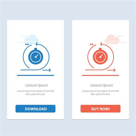 Agile Cycle Development Fast Iteration Blue And Red Download And Buy