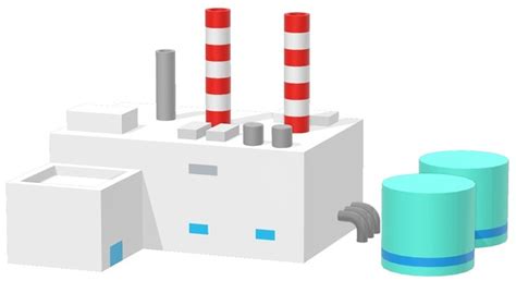 火力発電所イラスト／無料イラストなら「イラストac」