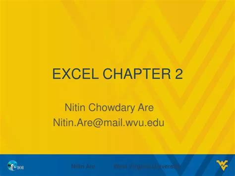 Ppt Excel Chapter 2 Powerpoint Presentation Free Download Id2919688