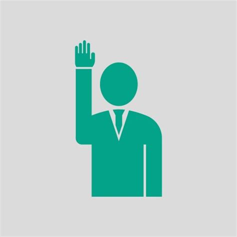 Voting Man Icon Royalty Free Vector Image Vectorstock