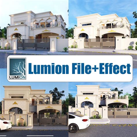 3d Model Classic Villa Complete Lumion File With Effects Vr Ar Low