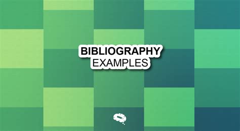 Bibliography Examples