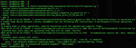 cant register with the model h5 files given · issue 365 · voxelmorph