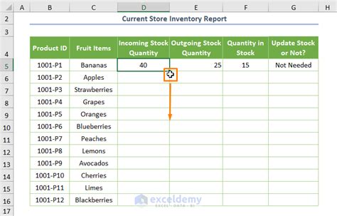 How To Maintain Store Inventory In Excel Step By Step Guide
