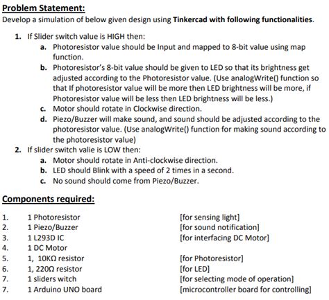 solved develop a simulation of below given design