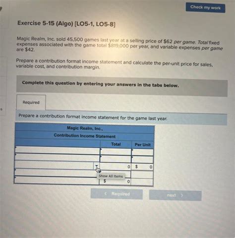 solved exercise 5 15 algo [lo5 1 lo5 8] magic realm inc