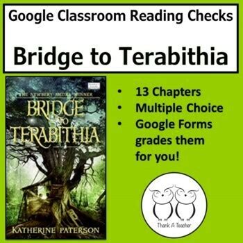 Bridge To Terabithia Multiple Choice Chapter Quizzes Teaching Resources