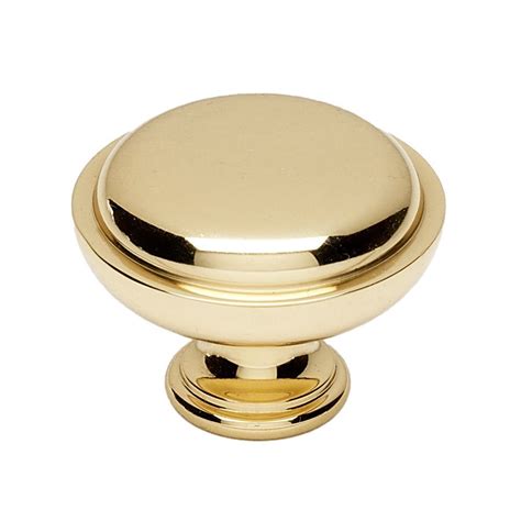 Knobs Iv Collection Solid Brass 1 12 Knob In Unlacquered Brass By