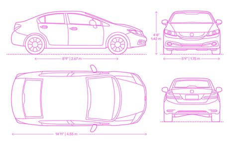 Length And Width Of A Car In Meters Classic Car Walls