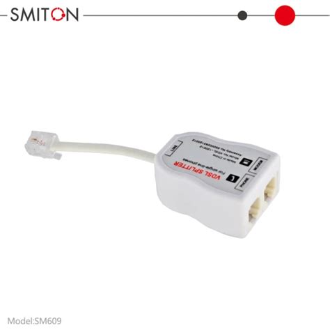 Rj11 Vdsl Splitter Telecom Voice Modem Phone Telephone Filter Splitter
