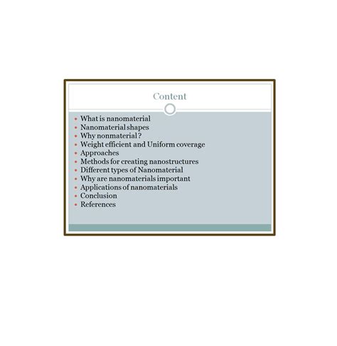 Nanomaterials Seminar Report With Ppt Digital Education