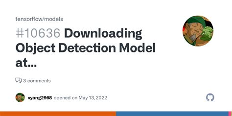 Downloading Object Detection Model At Researchobjectdetectioncolab