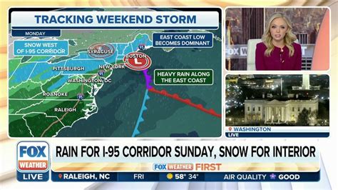The Daily Weather Update From Fox Weather Winter Storms Bringing Snow