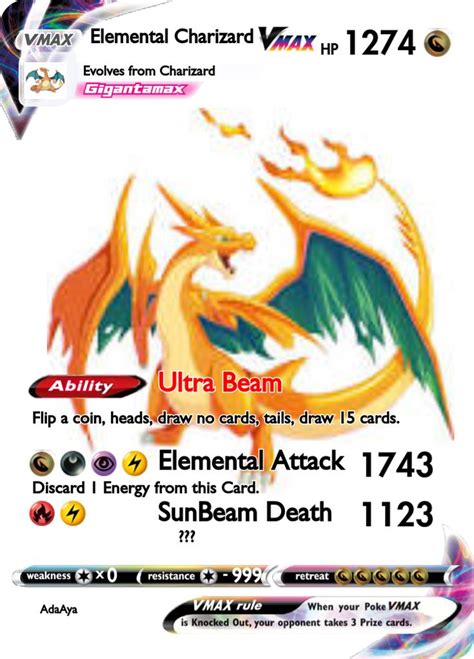 Card Gallery Pokecardmaker Charizard Cards Knockout