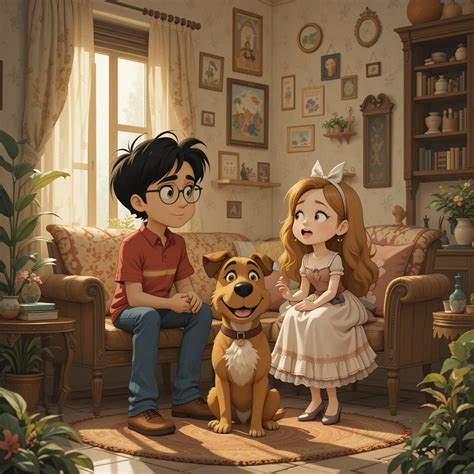 A Historia De Pedro Alice E Boby O Cachorro Falante Na Casa De Vov