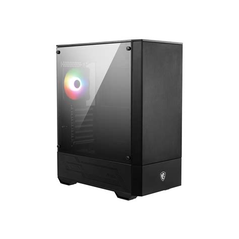 Sotel Msi Mag Forge R Mid Tower Gaming Computer Case Black X Mm Argb Pwm Fan