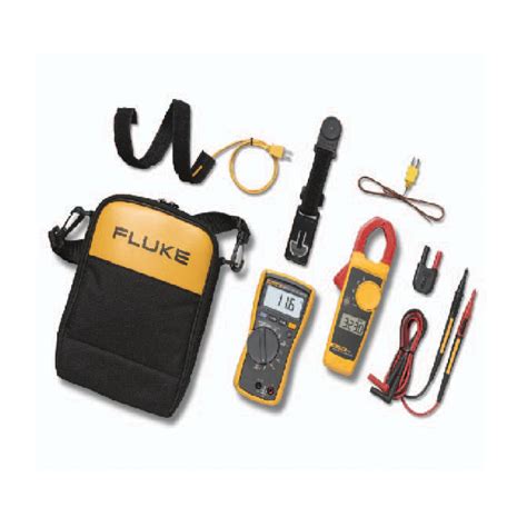 Fluke 117 323 Electricians Combo Kit Digital Multimeter And Clamp