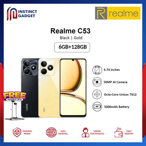 Realme C53 6GB 128GB Black Original Gold Official Warranty Shopee Singapore