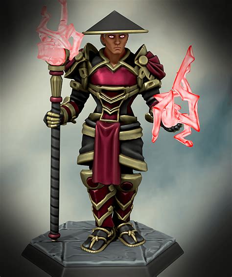 Cyber Sub Zero Dvorah Erron Black And Dark Raiden Hero Forge Minis