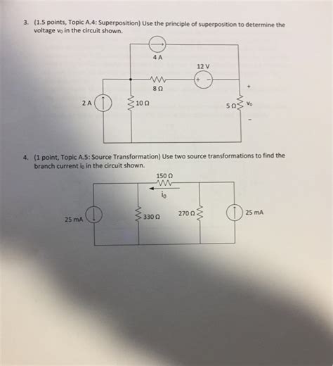 Solved Points Topic A Superposition Use The Chegg