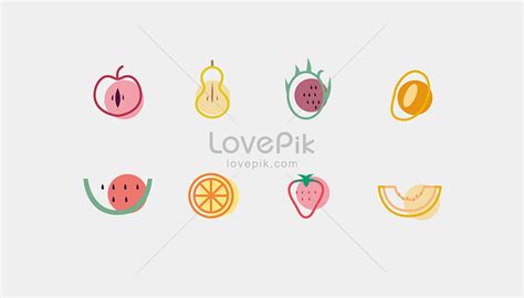 과일 아이콘 Png 일러스트 무료 다운로드 Lovepik