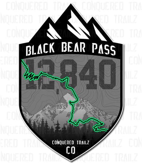Black Bear Pass Trail Badge Conquered Trailz