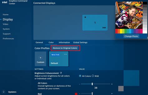 How Can I Disableturn Off The Color Intelligencecace In Aspire Laptop