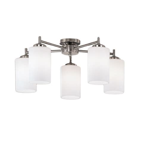 Franklite C9315727 5 Light Semi Flush Ceiling Light Lighting From