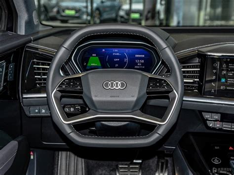 星光蓝奥迪q4 E Tron中控内饰图片奥迪q4 E Tron 2022款 50 E Tron Quattro 创享版7491387太平洋汽车网