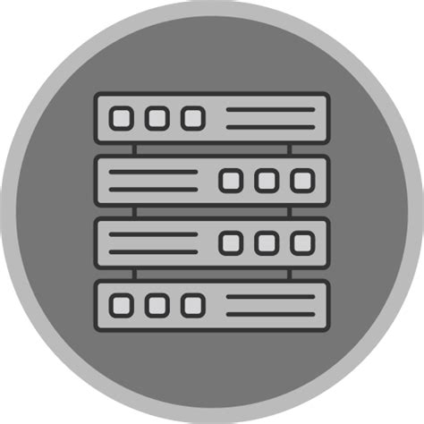 Server Generic Color Lineal Color Icon Server Generic Color Lineal Color Icon