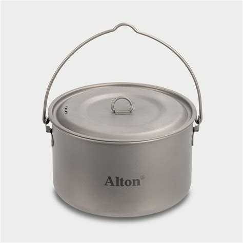 Camping Billy Pot 1950ml Titanium Billy Can Alton