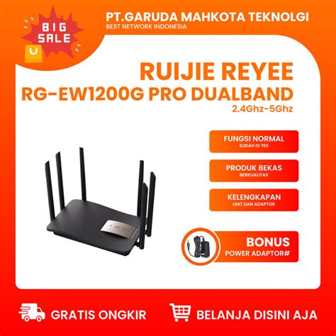 Jual Router Ruijie Reyee RG EW1200G PRO Dual Band Wireless Router Wi Fi