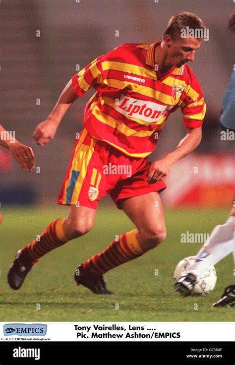 UEFA Cup Soccer Lens V Lazio Stock Photo Alamy