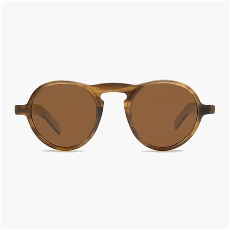 Round Retro Sunglass With Polarized Lens Miami Sunglass Museum