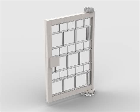 Lego Moc Upscaled 1x4x5 Door By Briquoleur Rebrickable Build With Lego