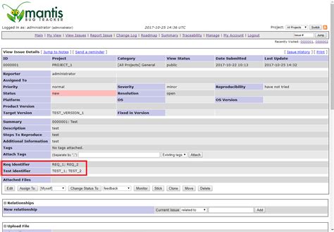 Issue Traceability In Mantisbt 12x