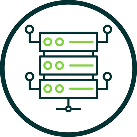Database Architecutre Line Circle Icon Design 43751732 Vector Art At