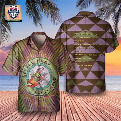 Available Little Feat Let It Roll 1988 Album Hawaiian Shirt Usalast